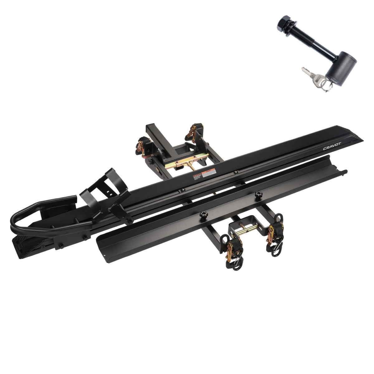 CRAVOT MotoRack M1/M1 Max Heavy Duty Foldable Hitch Motor Bike Rack